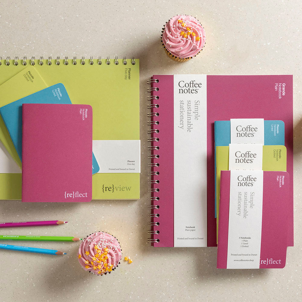 Sustainable Stationery | Recycled Coffee Cup Waste – Coffeenotes