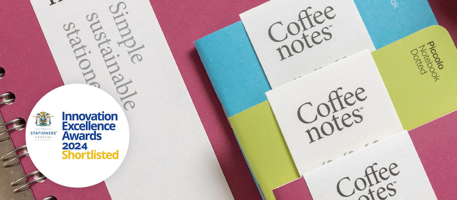 Sustainable Stationery | Recycled Coffee Cup Waste – Coffeenotes