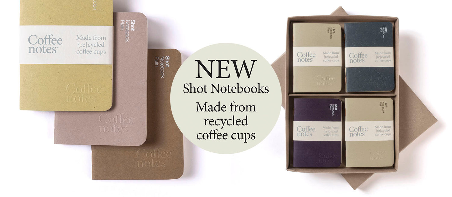 Sustainable Stationery | Recycled Coffee Cup Waste – Coffeenotes